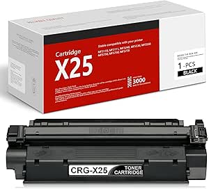 X25 Toner Cartridge 1-Pack Black 8489A001 Replacement for Canon Toner ...