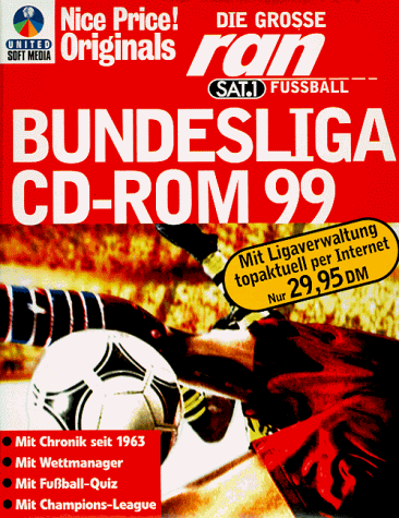 Amazon.co.jp: ran. Sat1 - Fussball CD- ROM 99 fuer Windows ab 3.1x/95/ ...