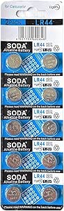 Amazon.com: LR1154 AG13/LR44/357/A76 1.5V Super Alkaline Button Cell Batteries (10 PCS ...