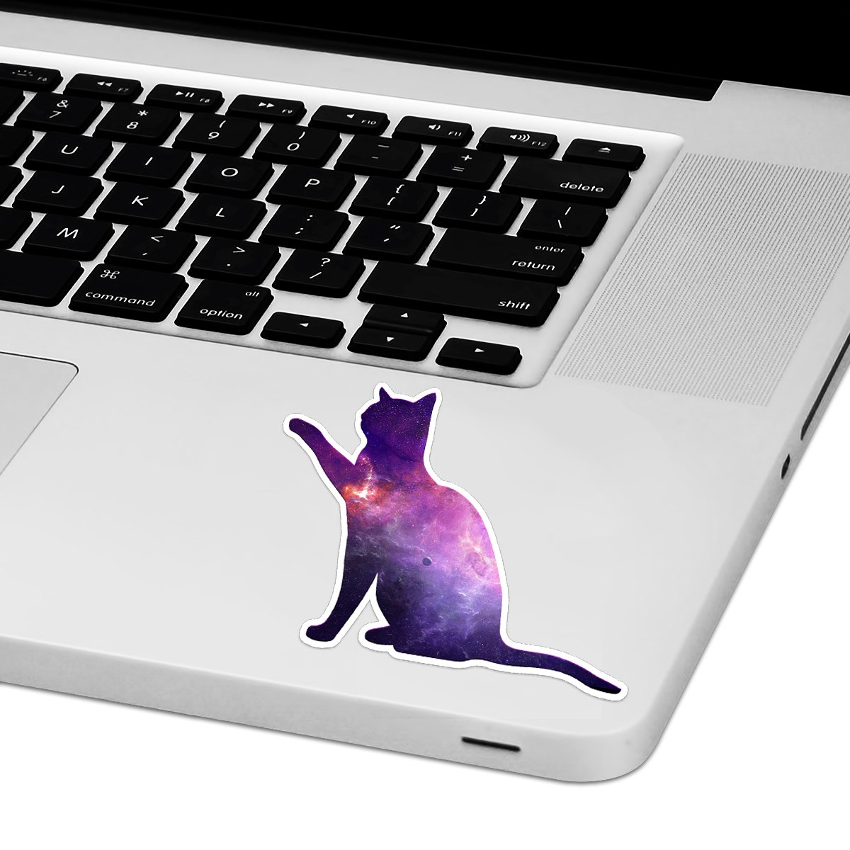 Galaxy Kitty Laptop Trackpad Sticker 3" tall x 4" wide : Amazon.in ...