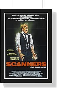 Amazon.com: SCANNERS 1981 - Framed Movie Poster: Posters & Prints