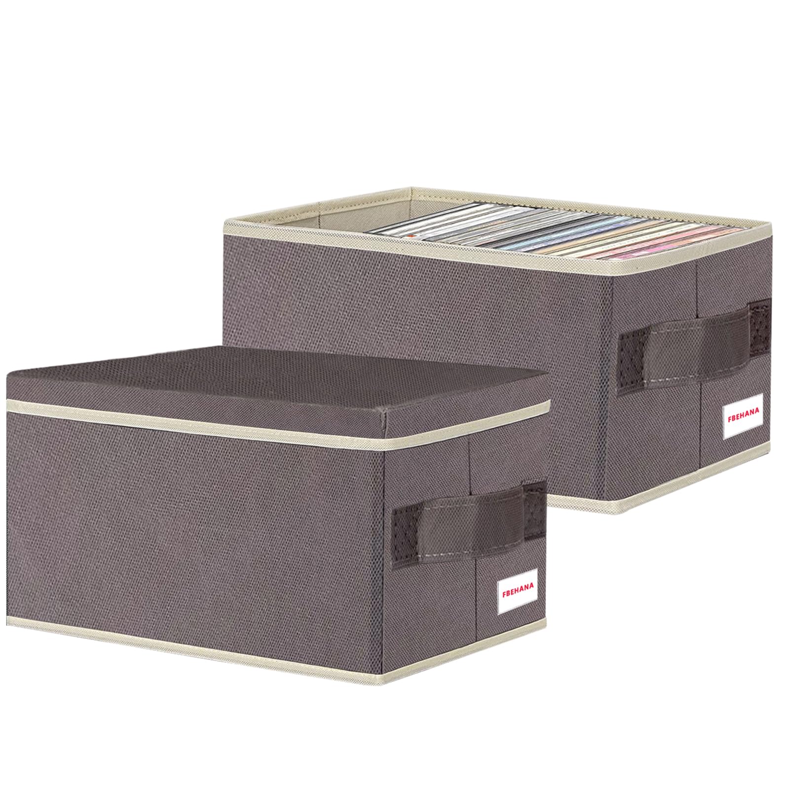 Amazon.com: CD/DVD Storage Box Universal, Stackable CD/DVD Organizer ...