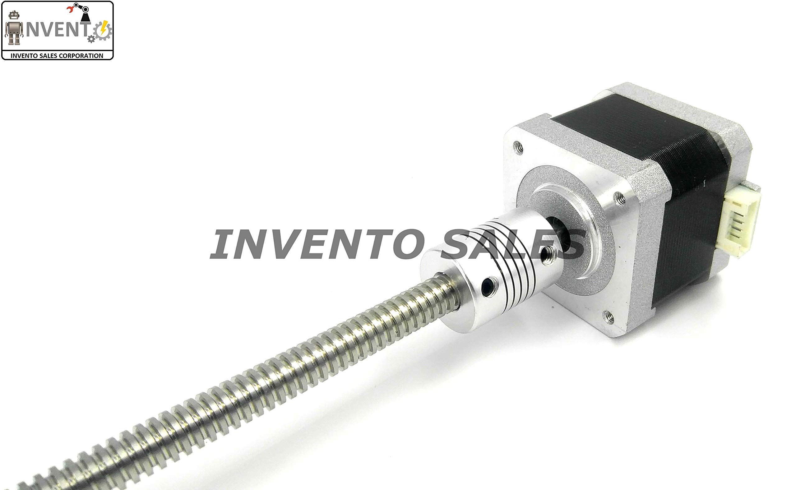 Buy INVENTO 1pcs Nema 17 4.2 Kg-cm Stepper Motor + Flexible coupling ...