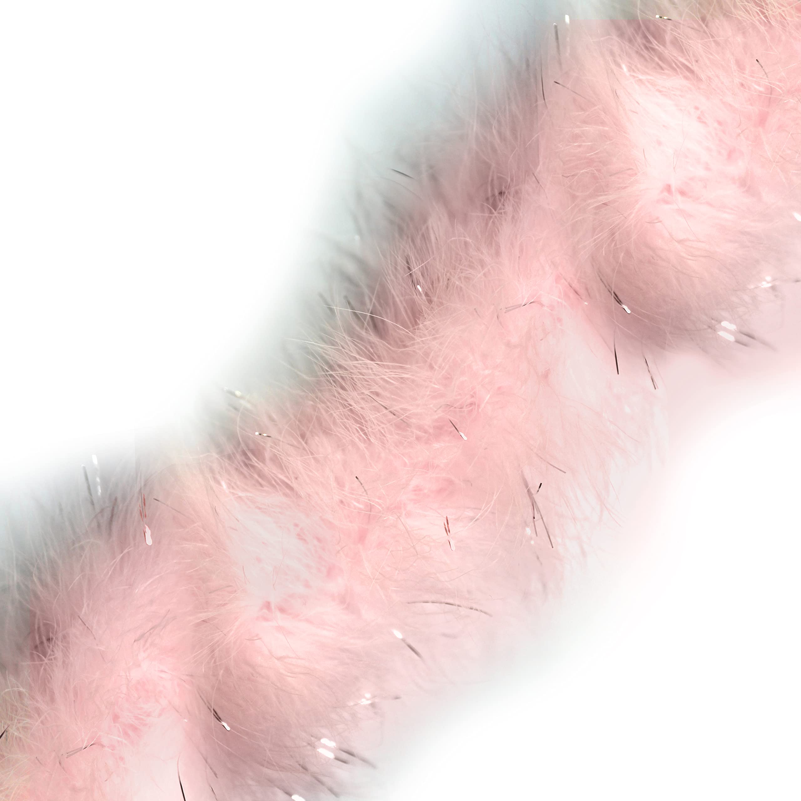Pink Fluff 1 Metre - Marabou Swansdown Feather Trim Soft & Fluffy ...