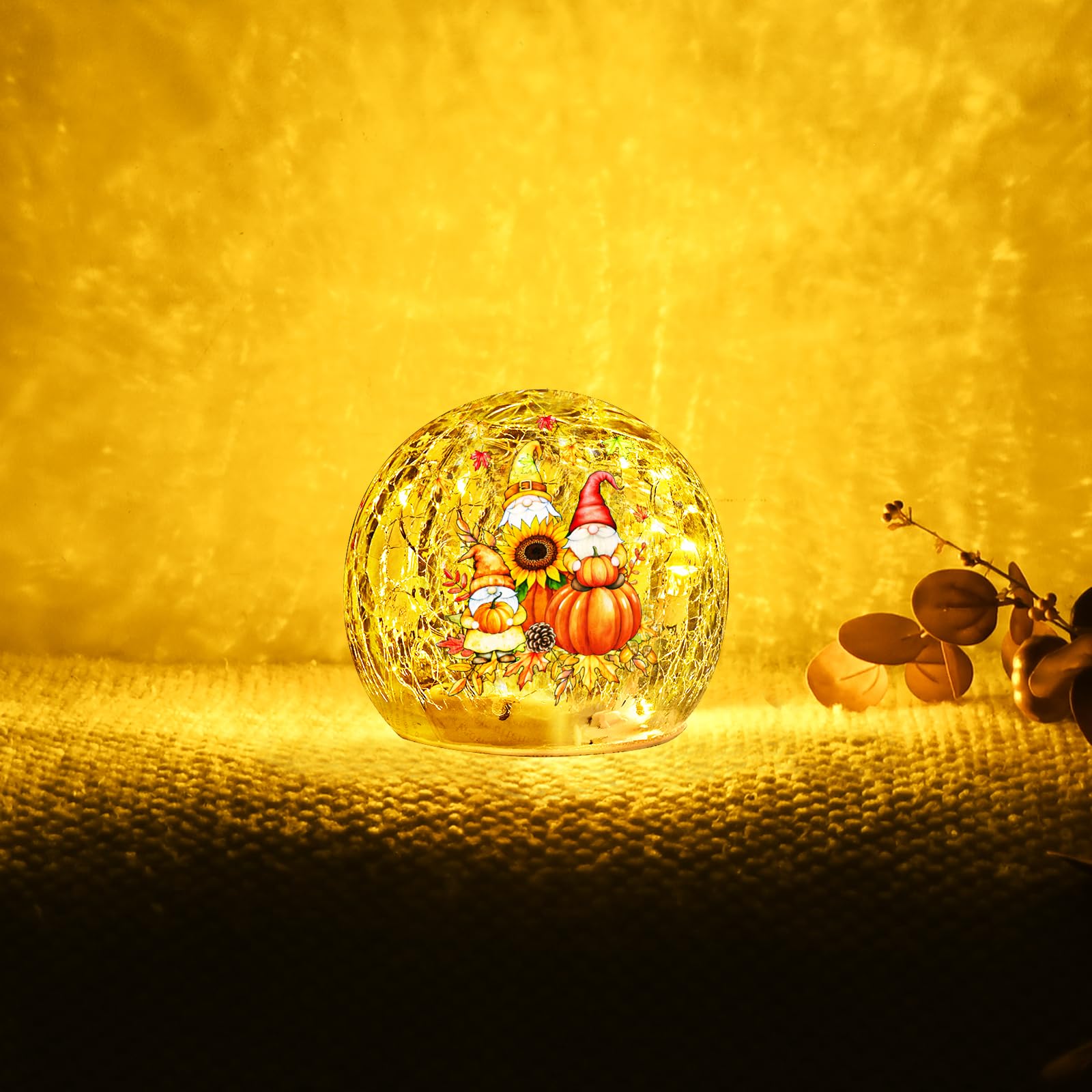 Snapklik.com : FRAMICS 2 PCS Fall Decorations For Home 4" Gnome Pumpkin ...