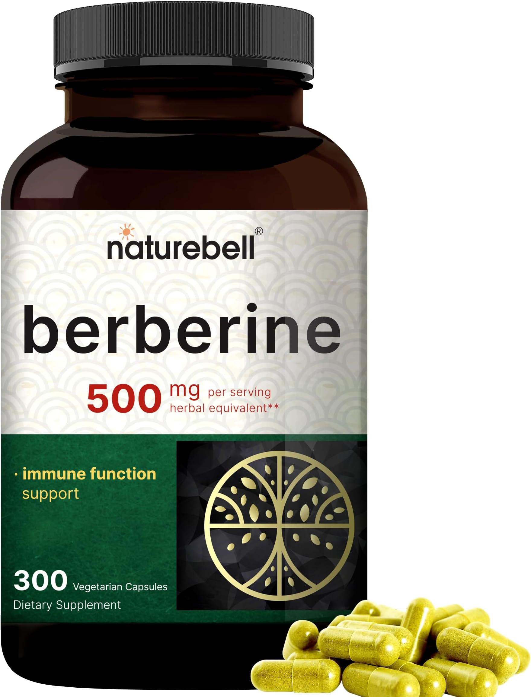 Amazon.com: Amazing Formulas Berberine 1000mg Per Serving 250 Capsules ...