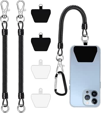 2-Pack Anti-Theft Phone Tether – Secure Phone Leash with 4 Patches ...