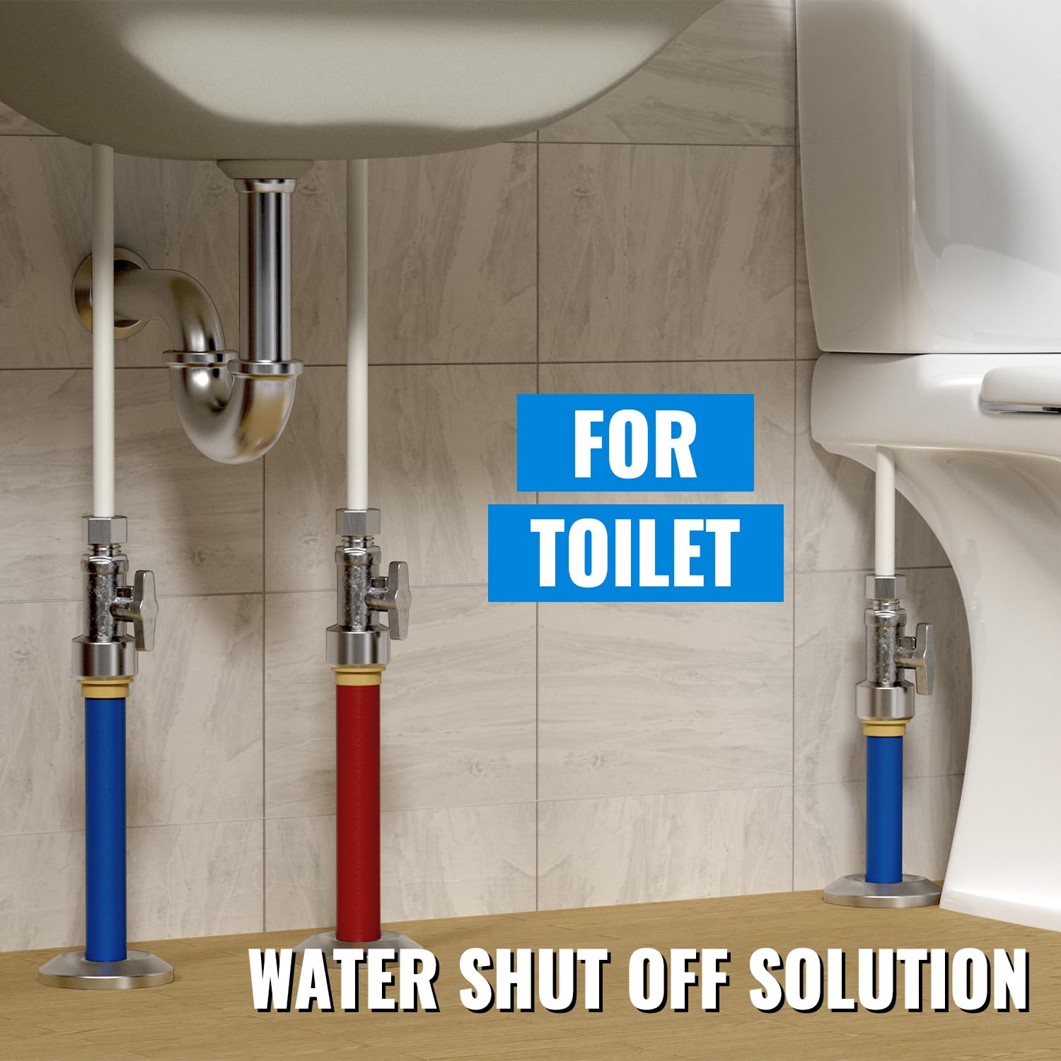 Snapklik.com : Straight Stop Valve, Straight Water Shut Off Valve 1/2 X ...