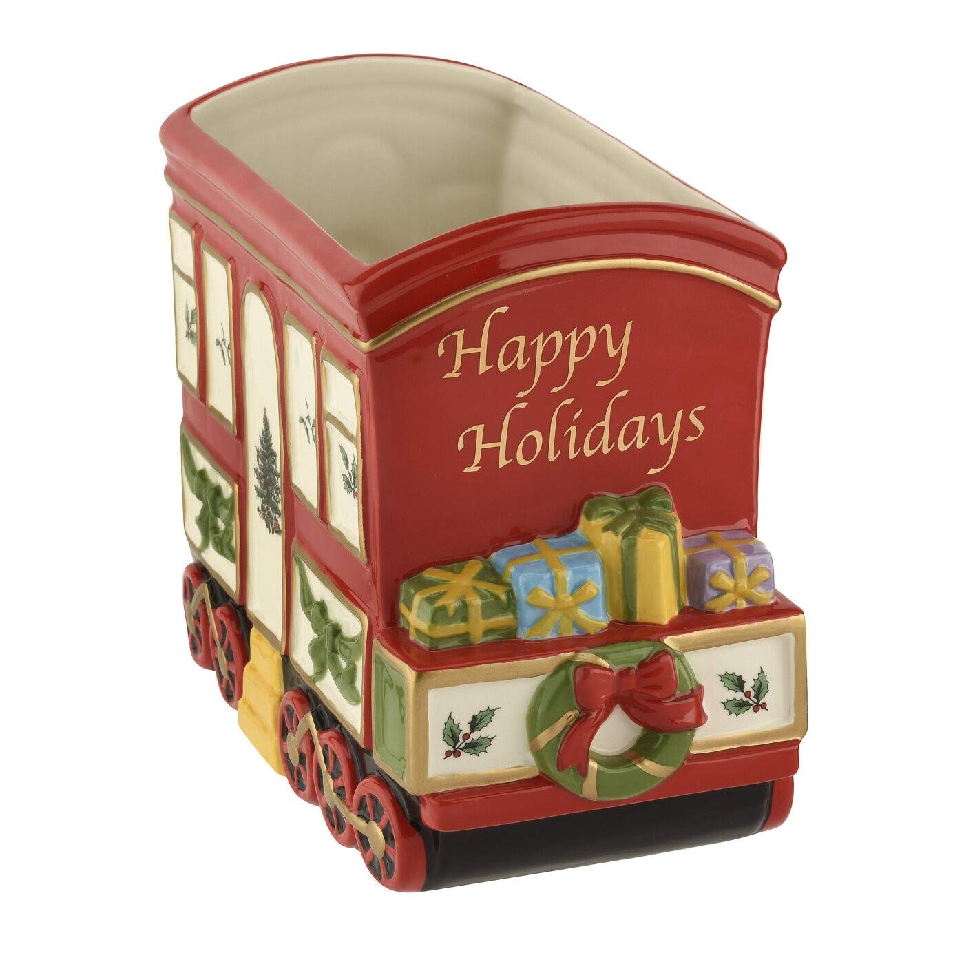 Amazon.com: Spode Christmas Tree - Ceramic Train Caboose (9.75 x 7.5 ...
