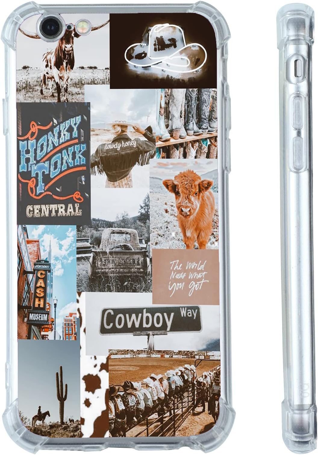 Amazon.com: mehidpur Cowboy Way Case for iPhone 7/8/SE2/SE3,Retro ...