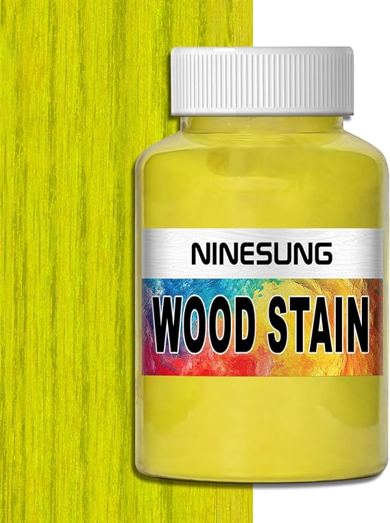 Ninesung Yellow Wood Stain | Wood Dye Powder for Indoor and Outdoor ...