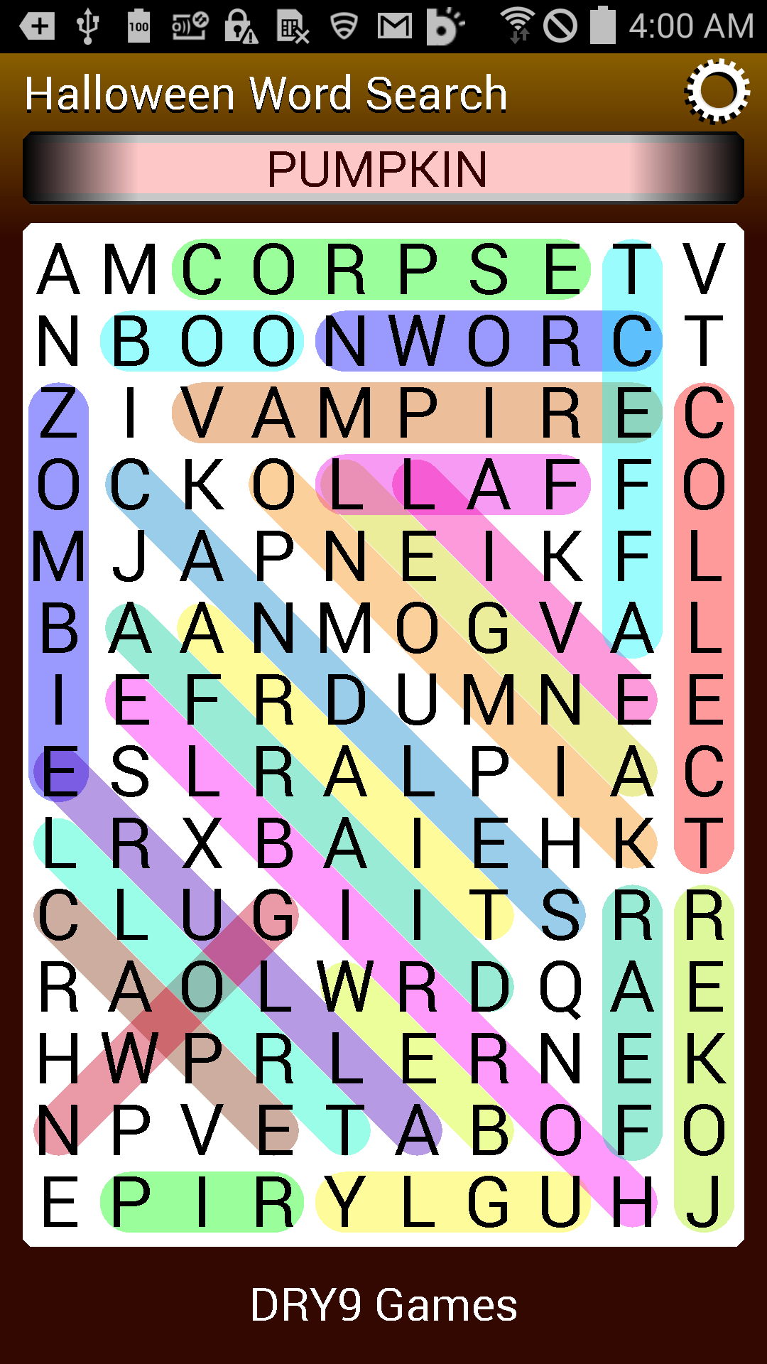 Halloween Word Search - App on Amazon Appstore