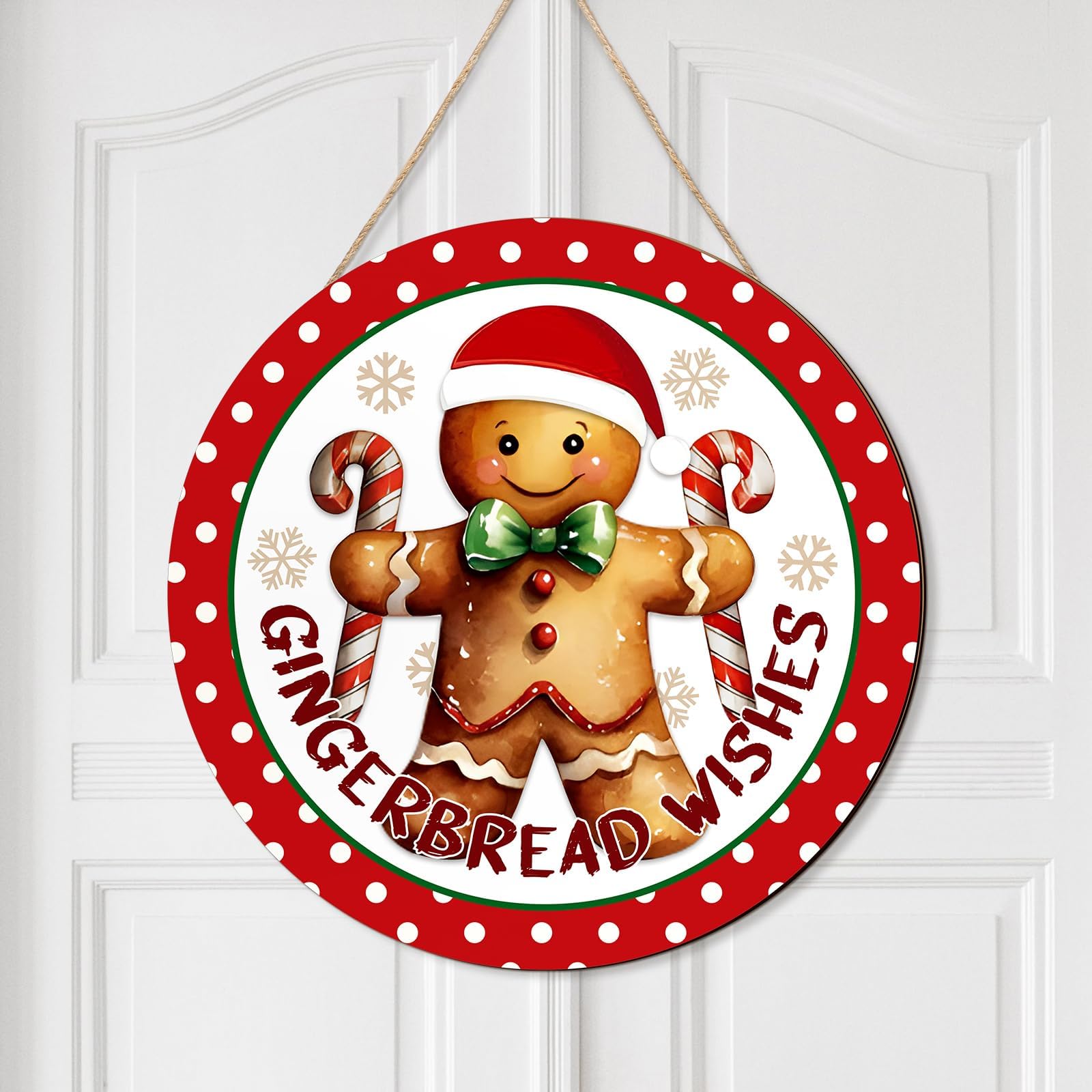 Amazon.com : Craig Bachman 13" Metal Embossed Gingerbread: Girl (Red ...