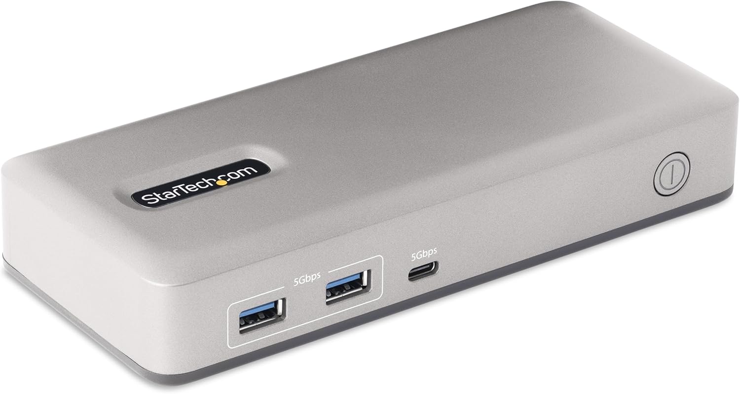 Amazon.com: StarTech.com Dual-Monitor USB-C Docking Station ...