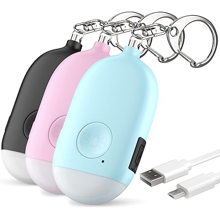 Amazon.com: Safesound Personal Alarm Siren Song 3 Pack - 130dB Self ...