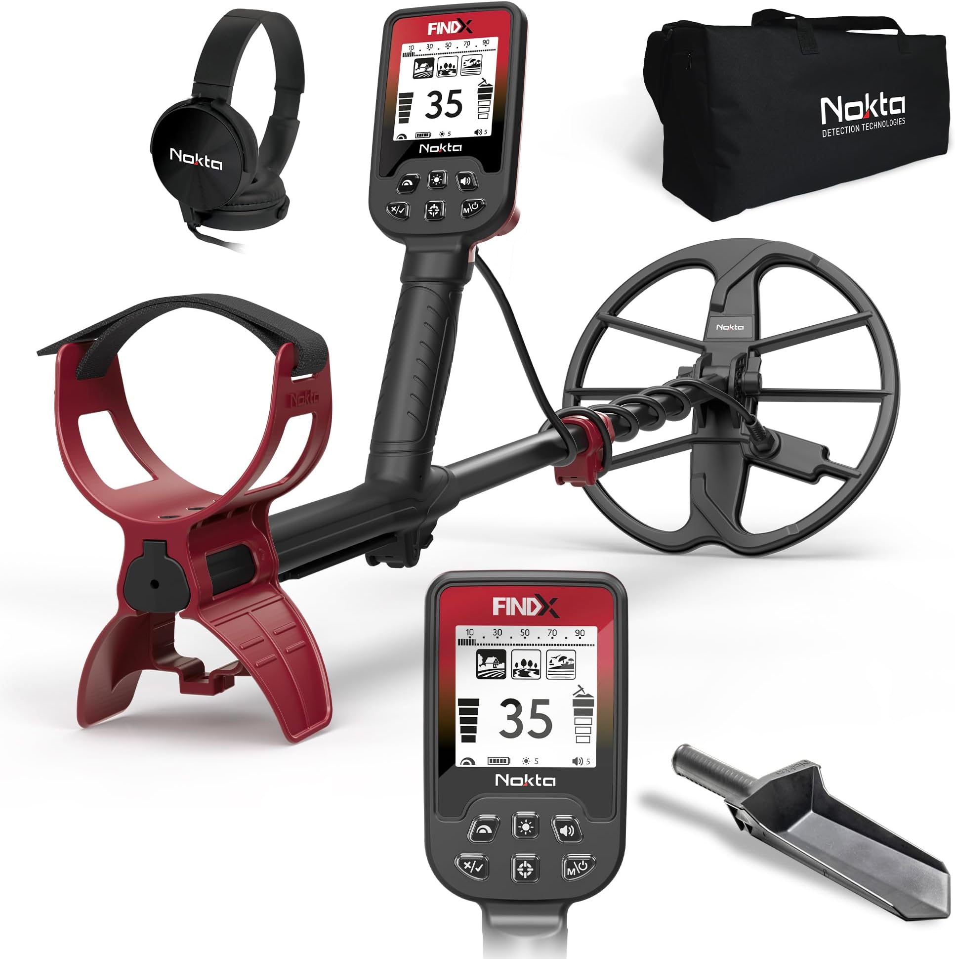 Amazon.com : Nokta Simplex BT (Bluetooth) Metal Detector Set (Metal ...