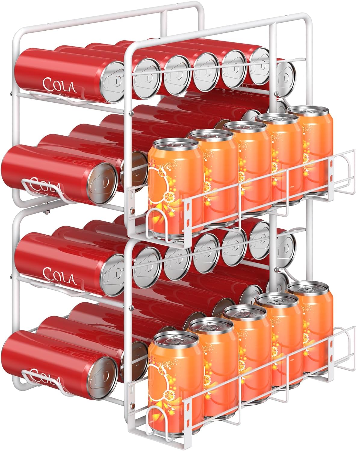 Amazon.com: MOOACE 2 Pack Skinny Can Dispenser with Side Rack ...