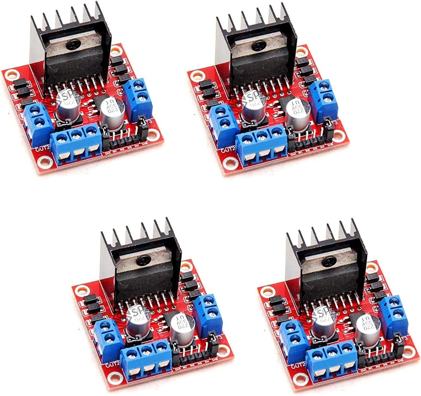 Robotbanao L298N 2A Based Motor Driver Controller Board Module - For DC ...