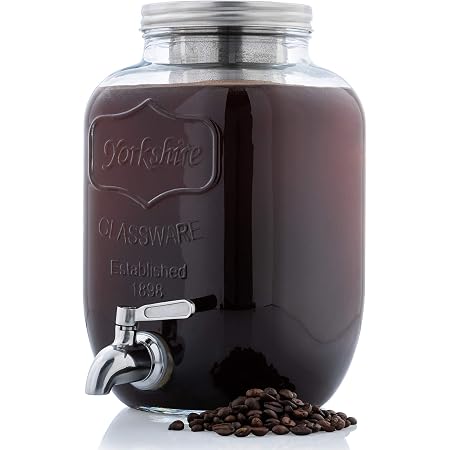 Amazon.com: Godinger Cold Brew Coffee Maker, Iced Coffee Dispenser - 1 ...