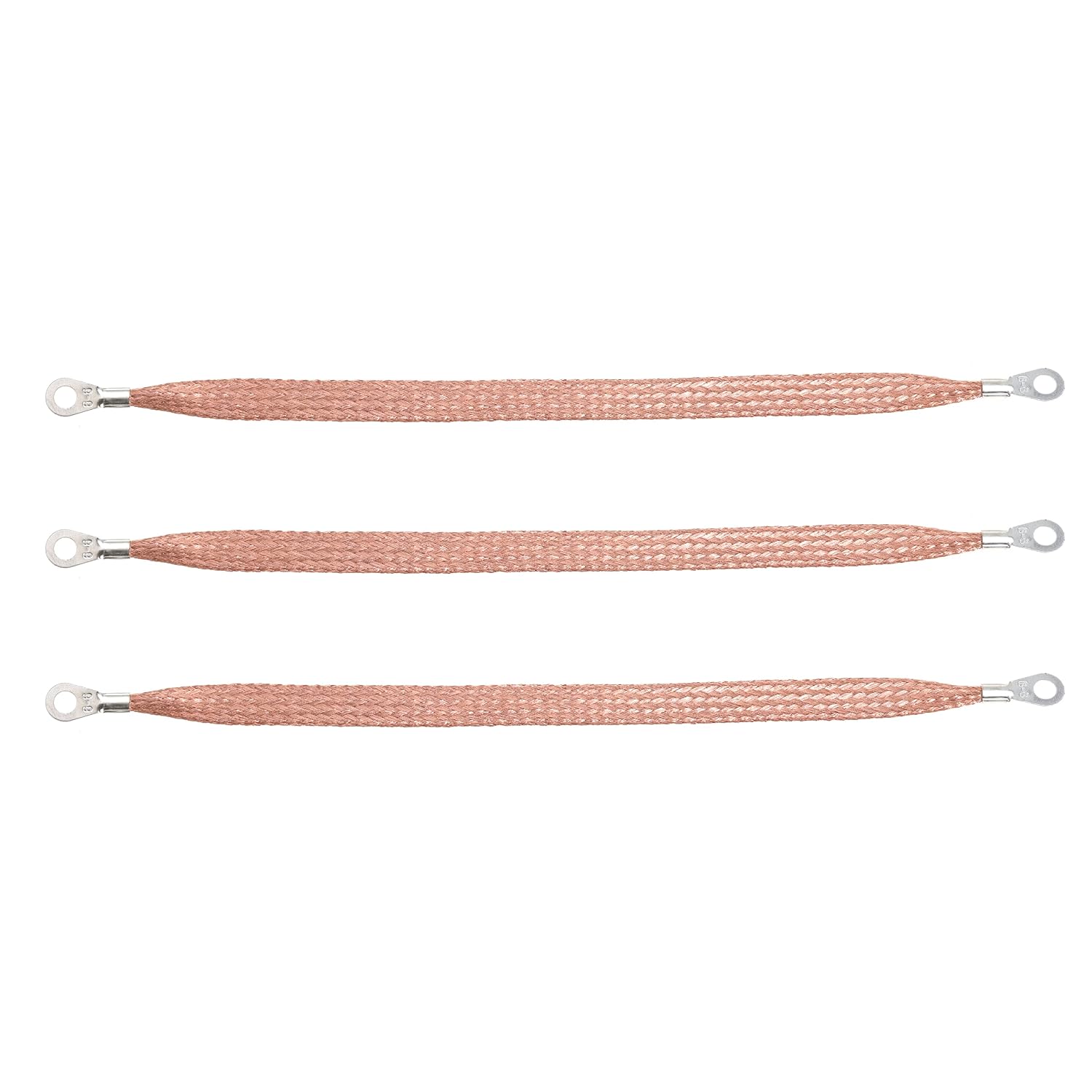 11.4'' Braided Ground Strap Automotive Tinned Copper Ground Strap with ...