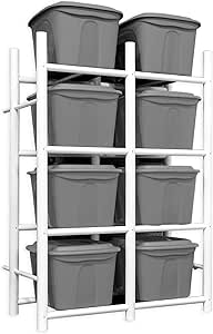 Amazon.com: PROSLAT Bin Warehouse Rack – 8 Totes : Tools & Home Improvement
