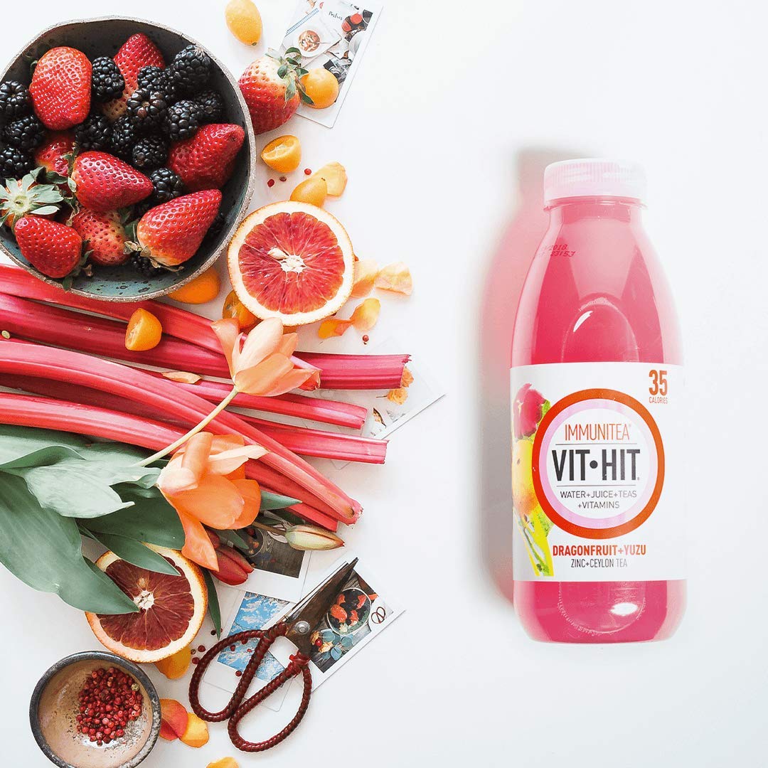 Buy VIT HIT IMMUNITEA - Dragonfruit + Yuzu, Ceylon Tea Vitamin Drink ...