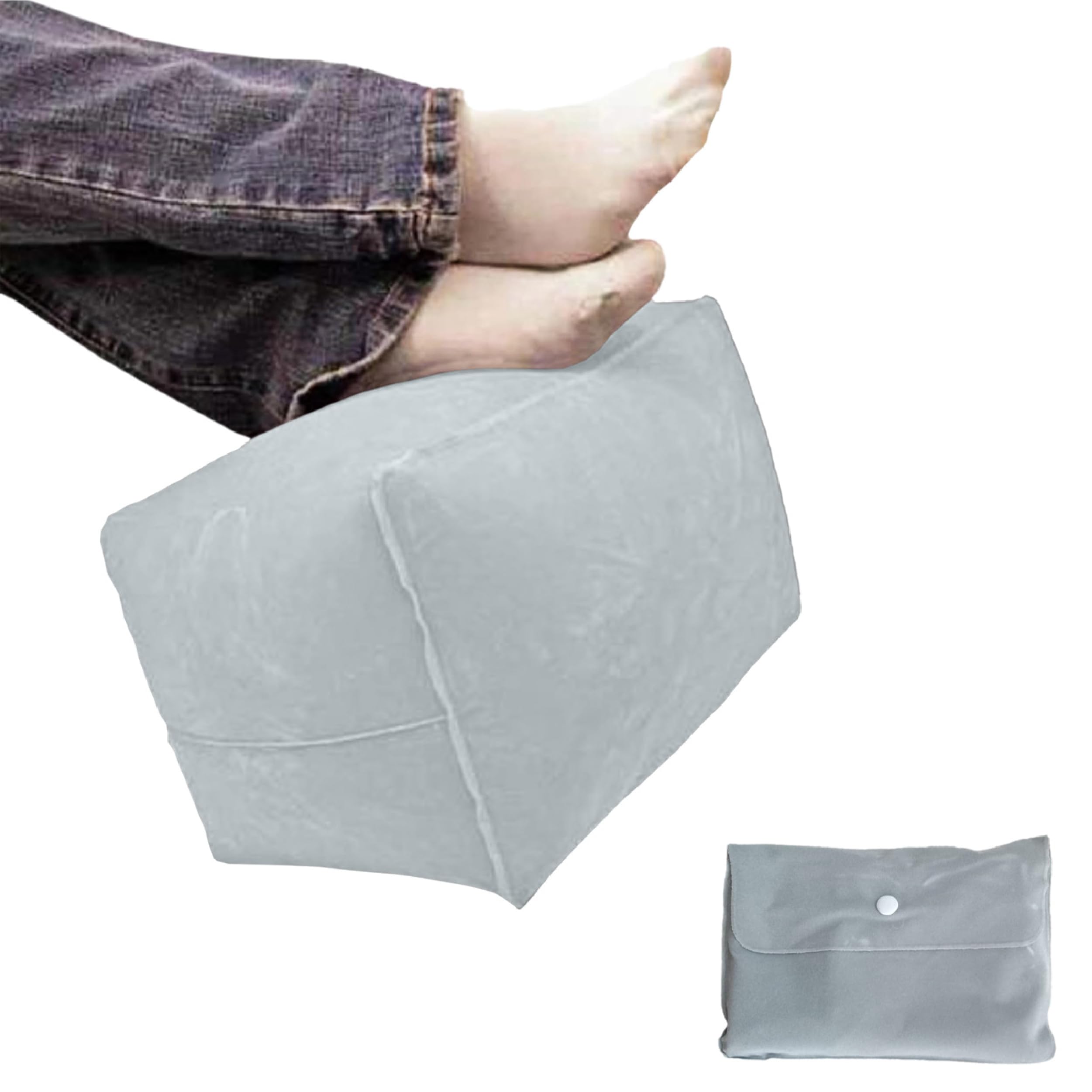 Amazon.com: Inflatable Foot Pillow for Travel | Car Foot Rest for Kids ...