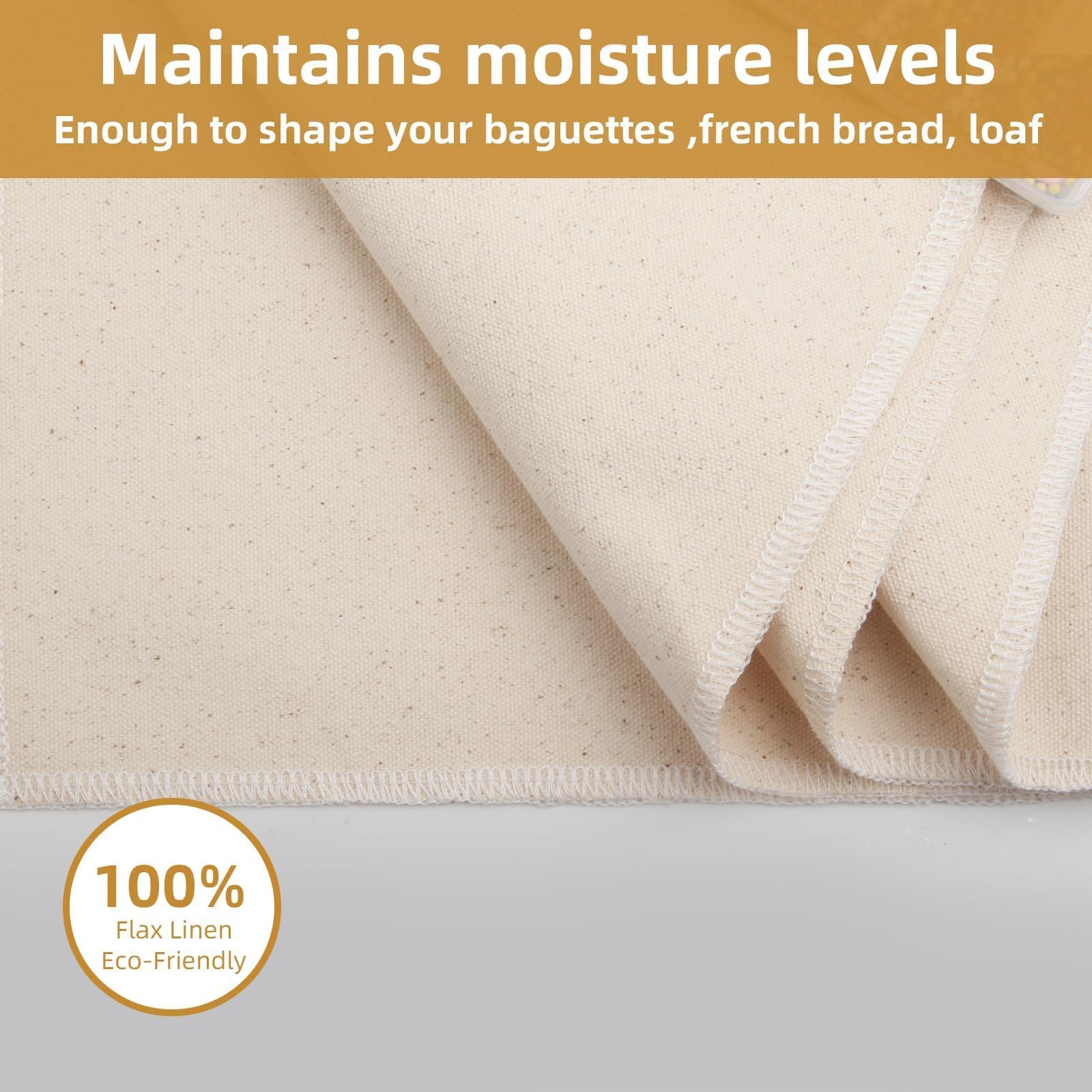 Snapklik.com : Bakers Couche And Proofing Cloth For Bread Baking, 18x30 ...
