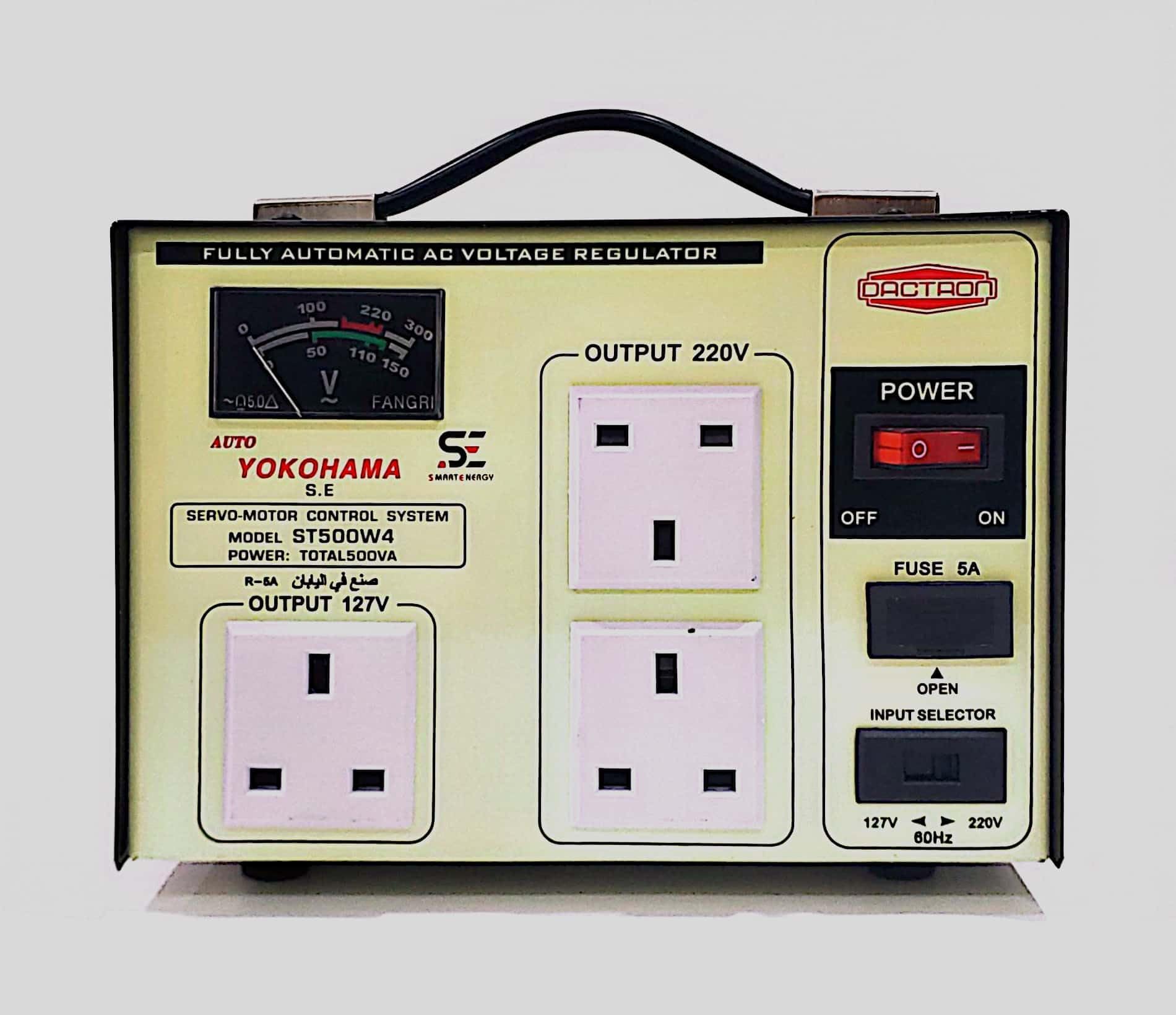 Japanese Yokohama 500W Voltage Regulator Transformer | Power Regulator ...