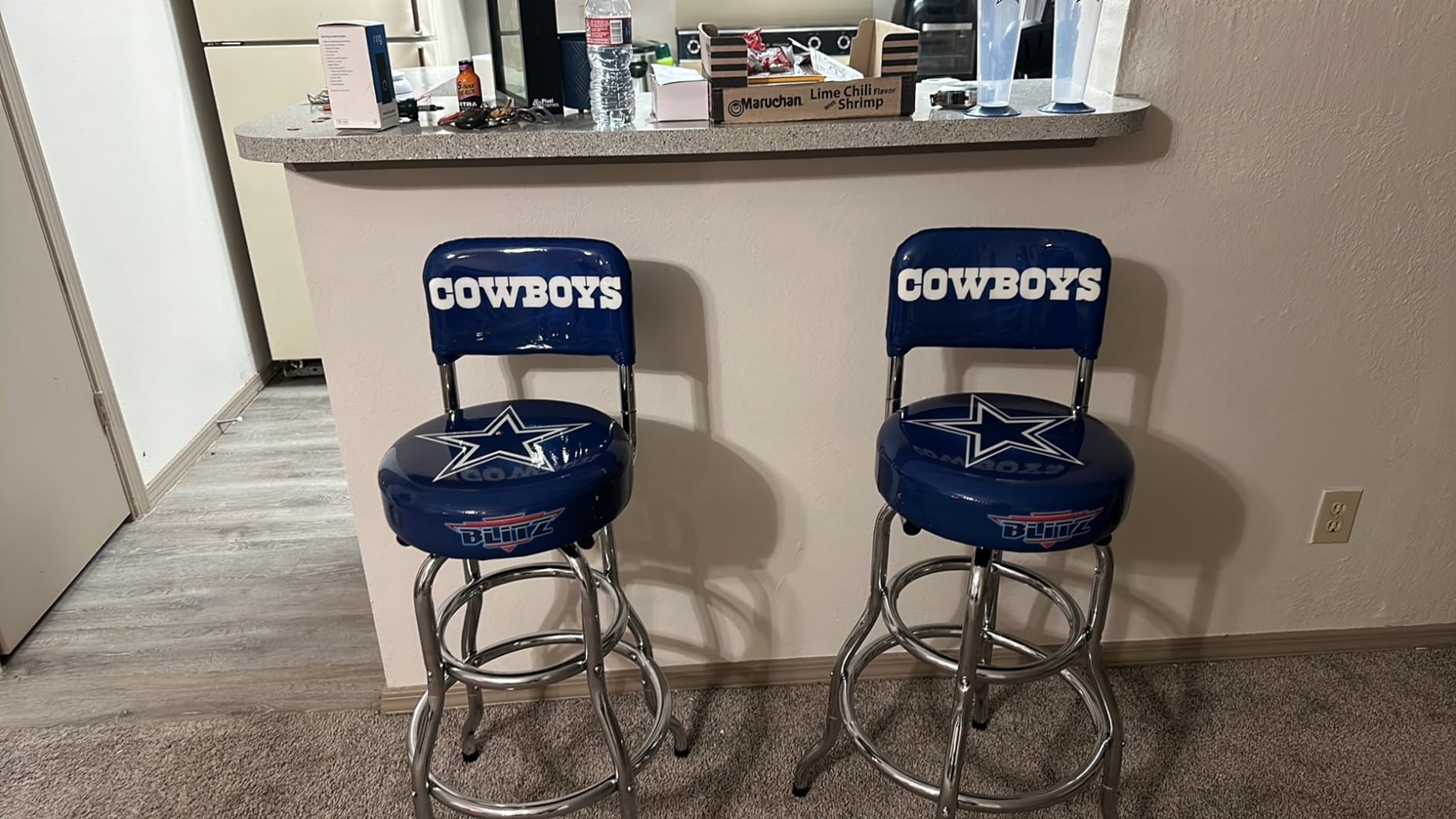$24/mo - Finance ARCADE1UP NFL Blitz High Back Stool with Adjustable ...