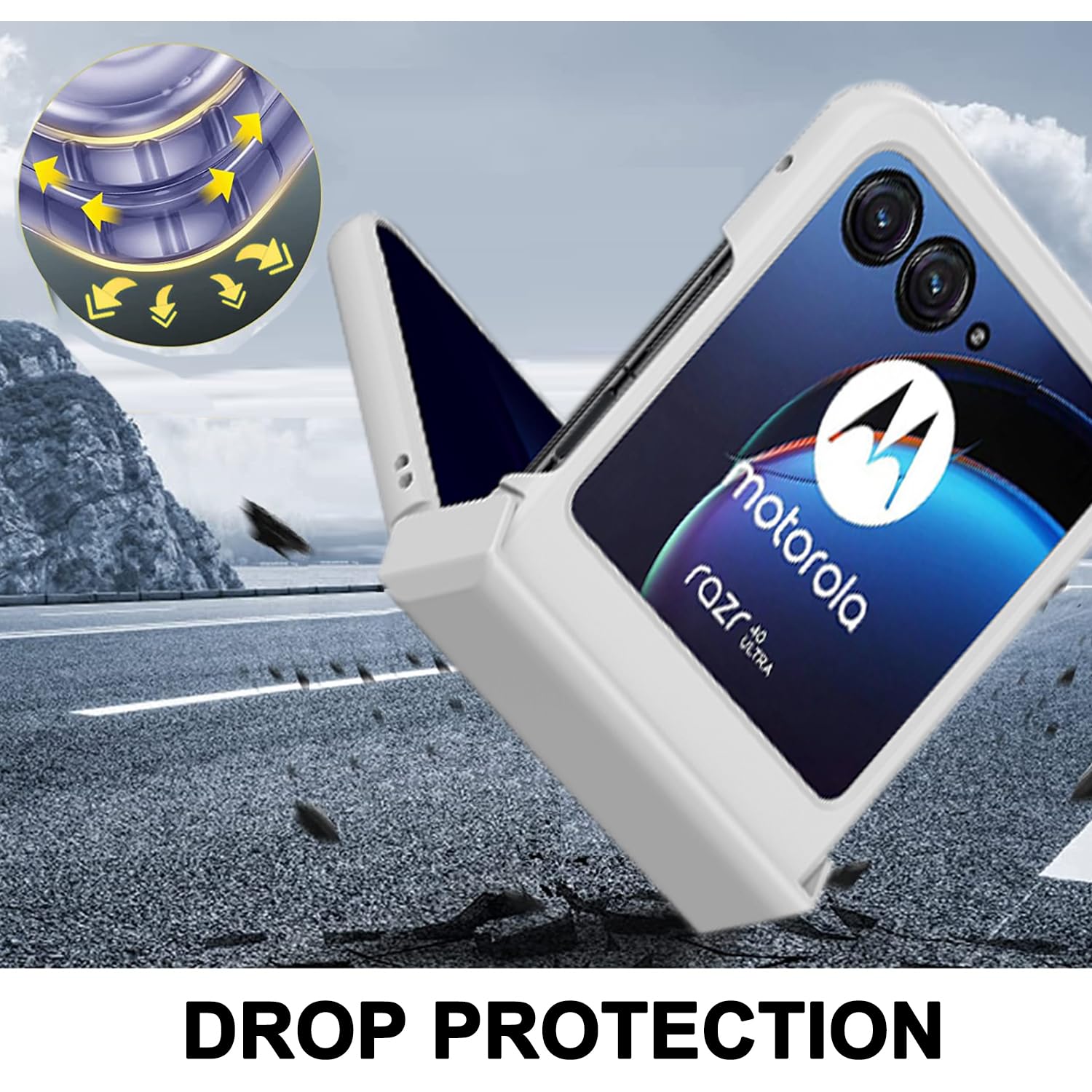 Snapklik.com : NINKI Compatible Motorola Razr Plus Case 2023