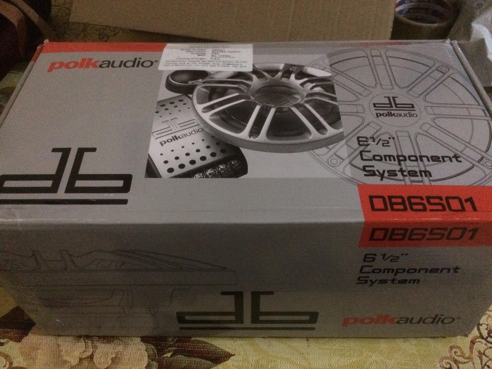 Polk Audio DB6501 6.5-inch 2 Way Component System (Silver) : Amazon.in ...