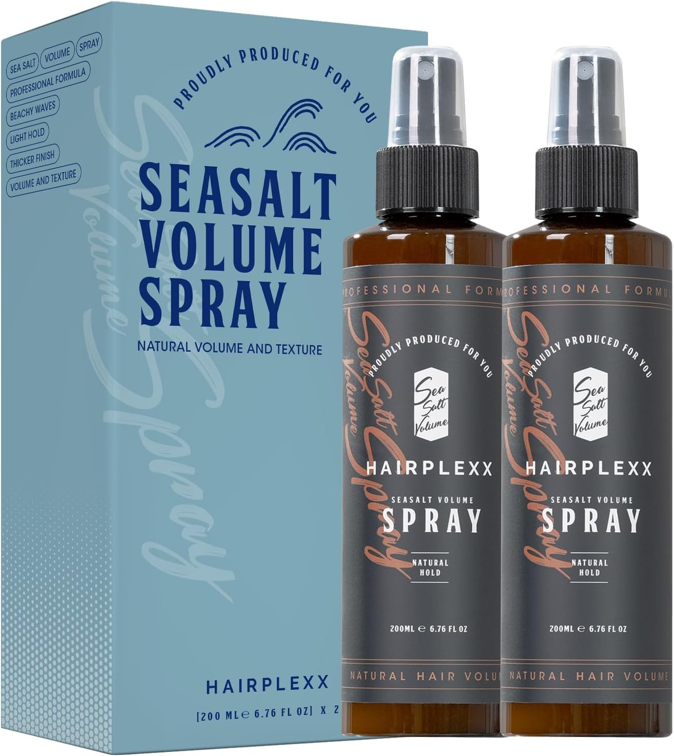 Amazon.com: Based Bodyworks Sea Salt Spray, Natural Finish Sea Salt ...
