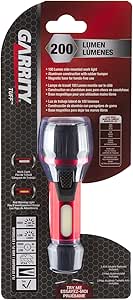 Amazon.com: Garrity GA8201 Garrity 200lm Tuff Series Flashlight, Red ...