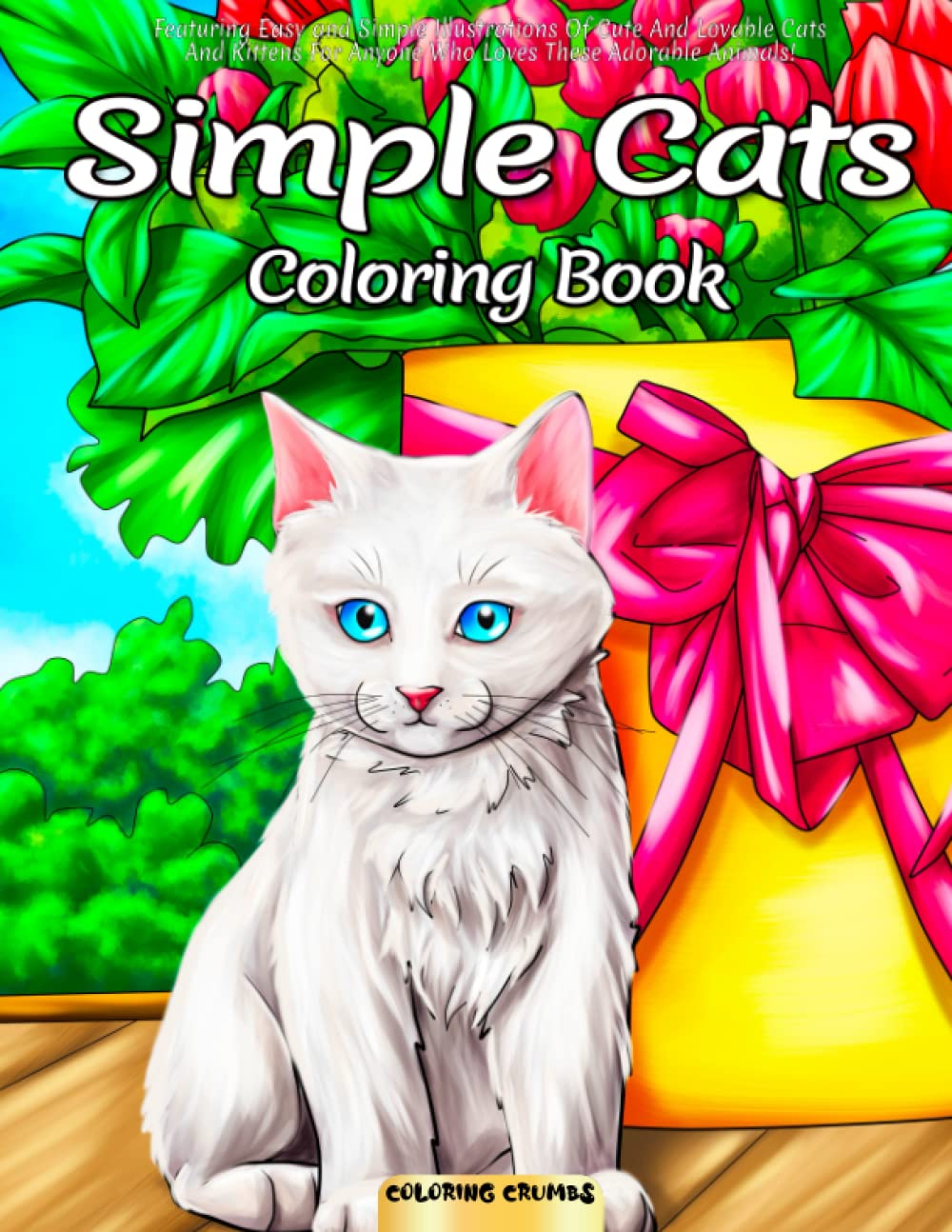 Amazon.com: Simple Cats Coloring Book: Featuring Easy and Simple ...