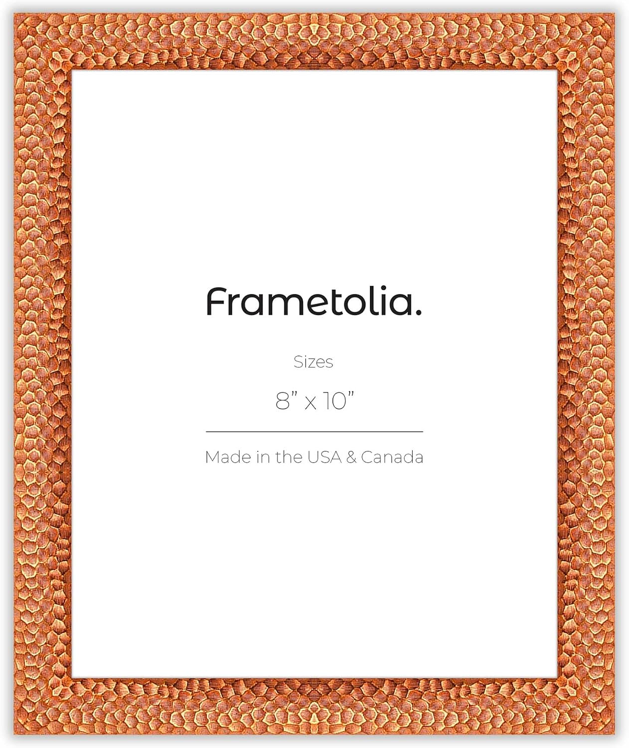 Amazon.com - 8" x 10" Hammered Copper 1" Vintage Wood Gallery Picture ...