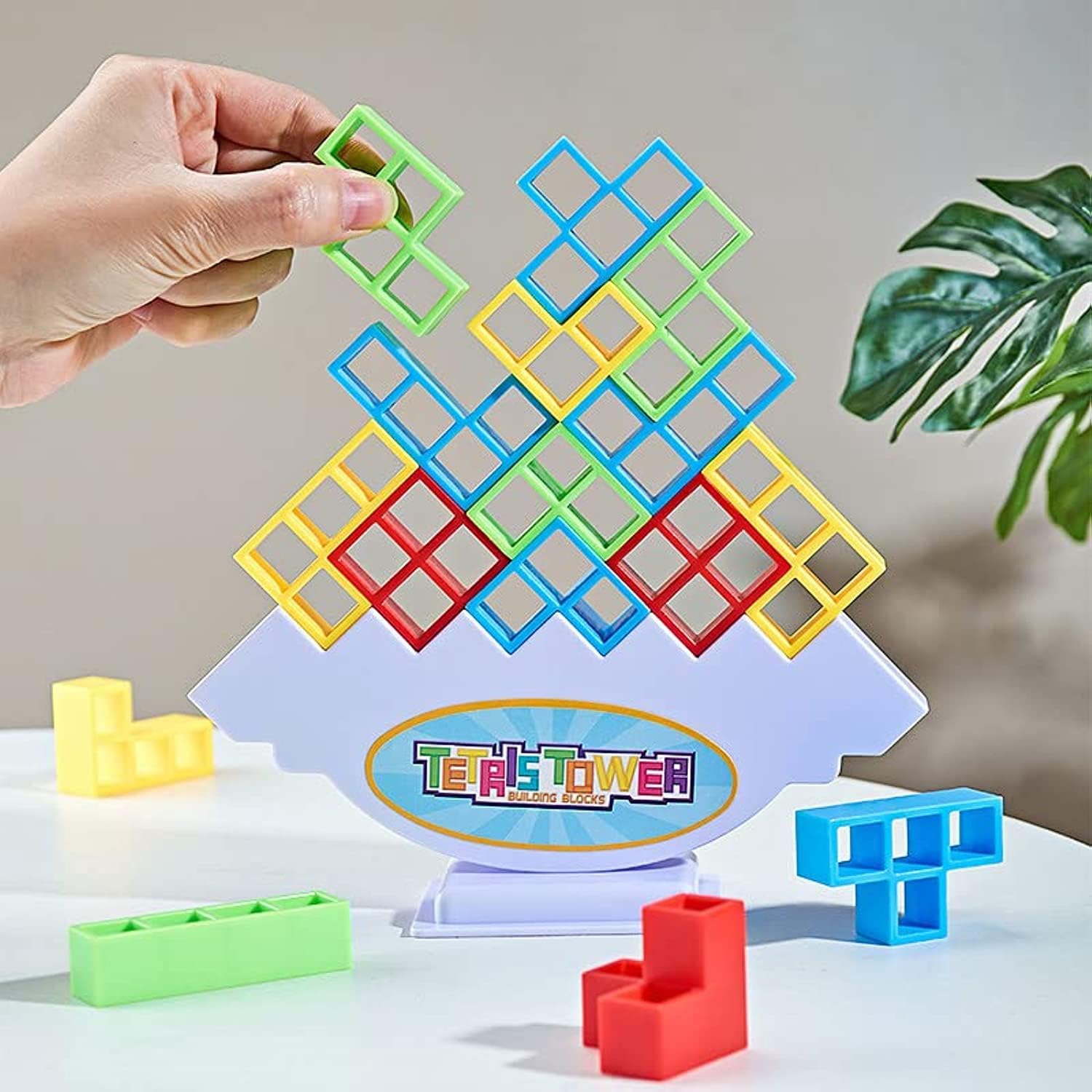 Stacking Blocks Tetris Balance Game - Board Games for Kids & Adults ...