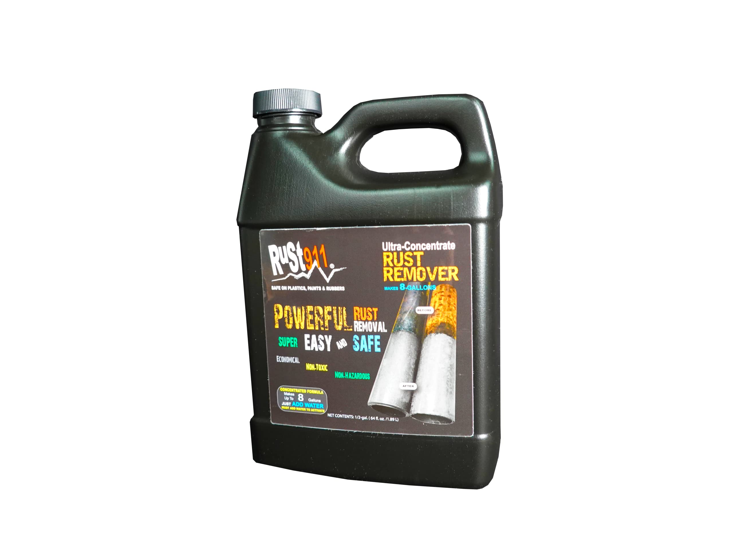 Buy Rust911: Makes 8-GALLONS Rust Remover ULTRA-Concentrated Dissolver ...