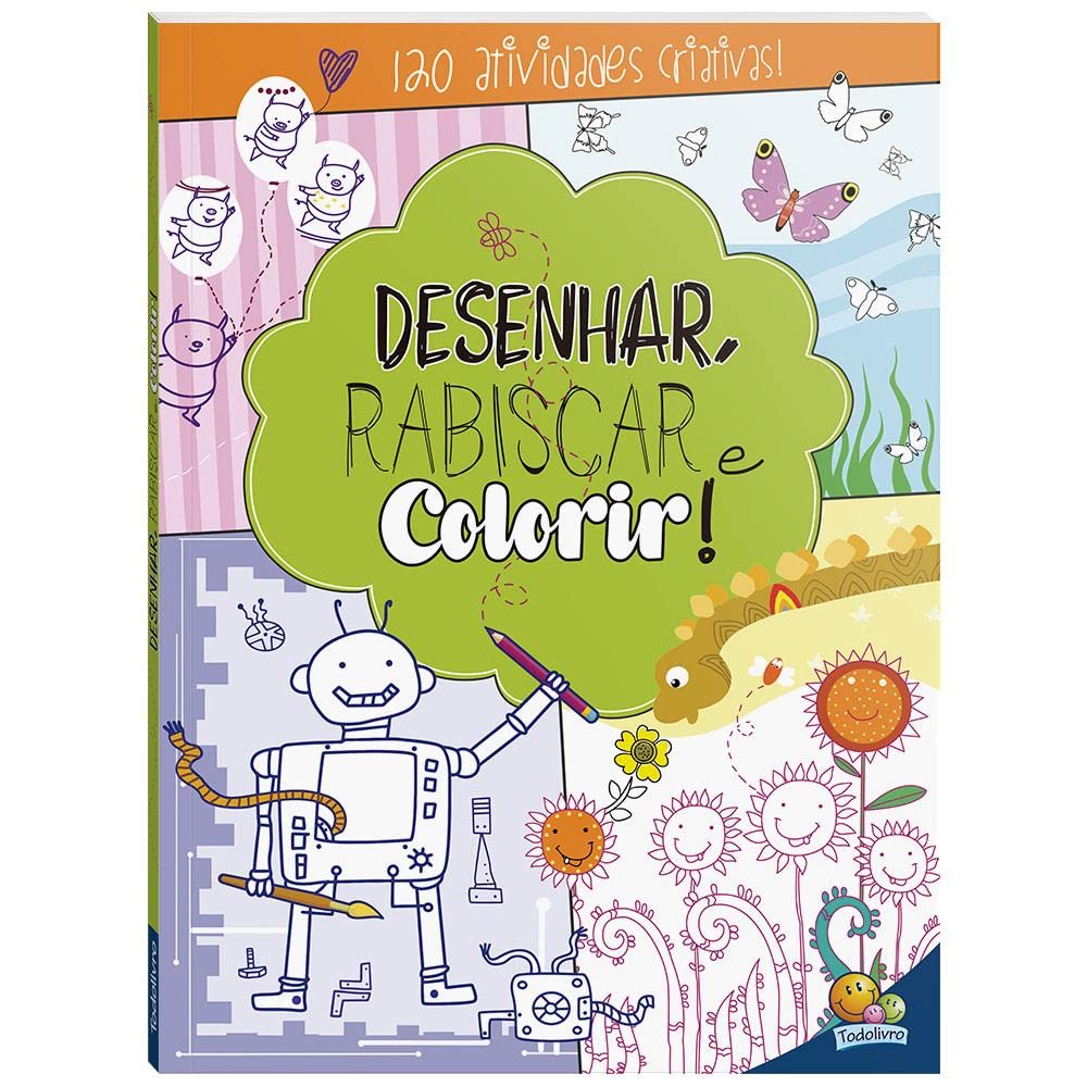 desenhar rabiscar e colorir: Mammoth World: 9788537640692: Amazon.com ...