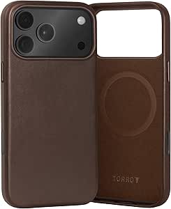 Amazon.com: TORRO Premium Leather Case Compatible with iPhone 17 Pro ...