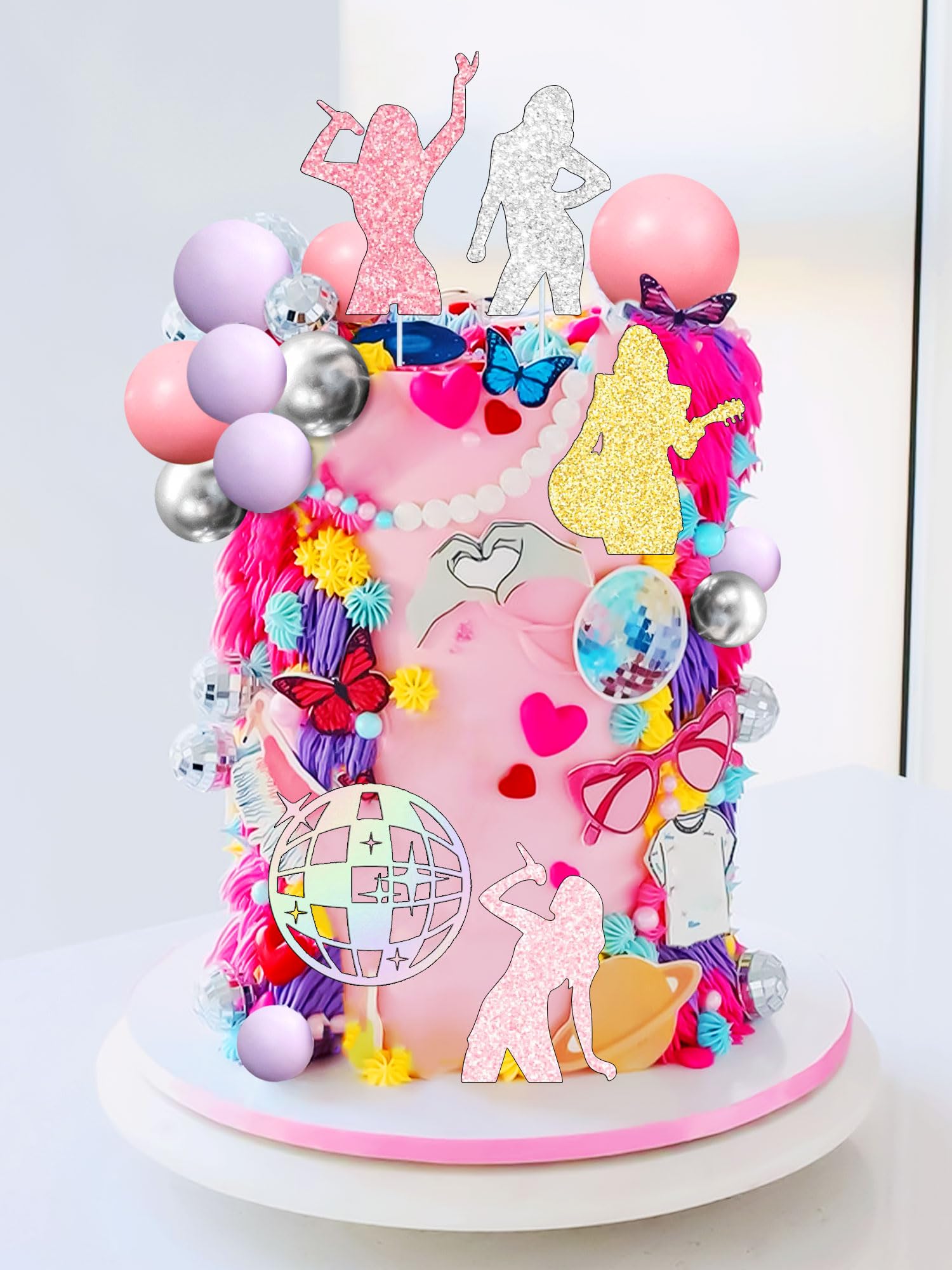 Taylor Swift Cake Decorations LaVenty Singer - Music Theme Party ...