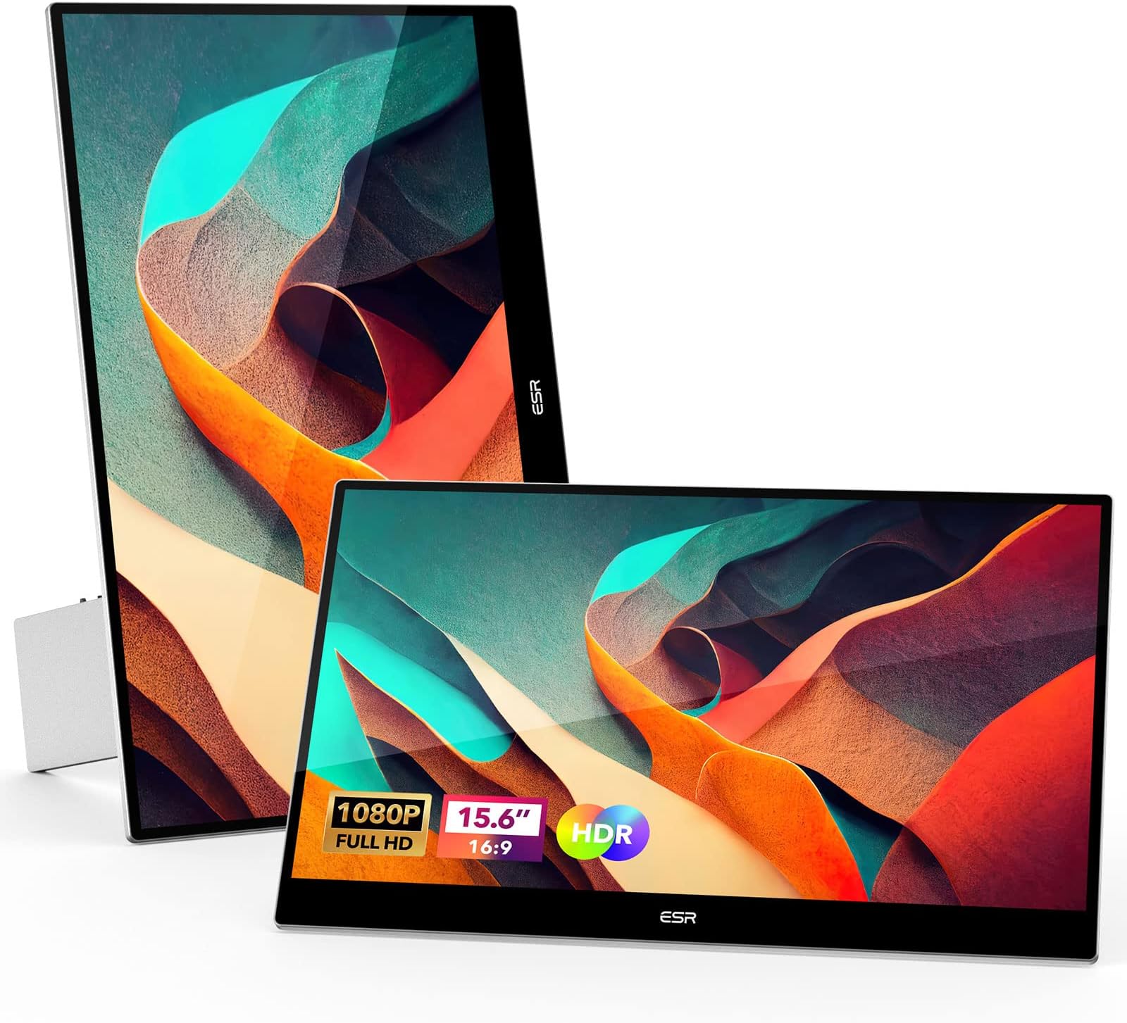 ESR 15.6 Inch Portable Monitor, for Laptops Screen Extender, Ultra-Slim ...