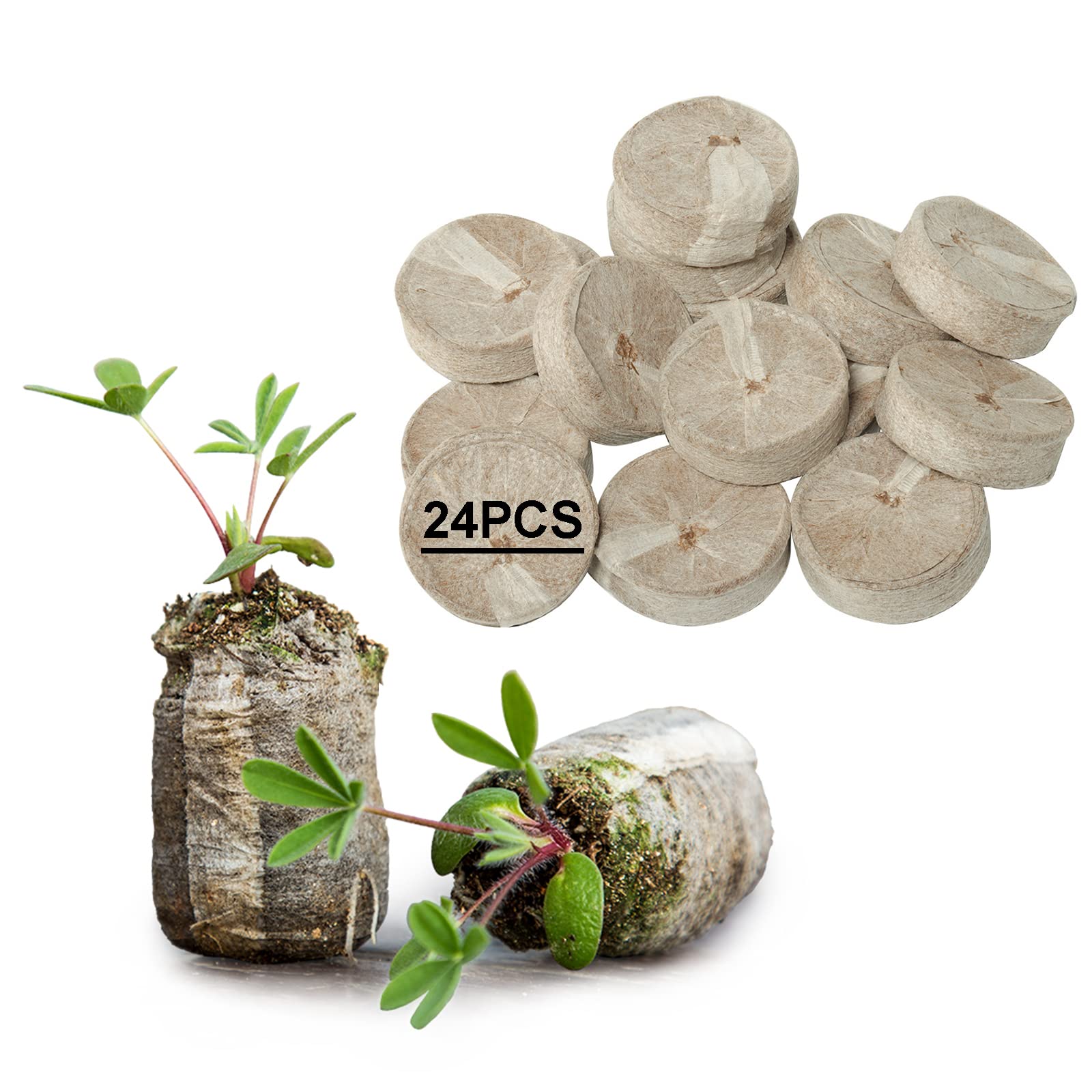 Buy Coir Compost Pellets, Potting Soil Seed Pellets, Coir Jiffy ...