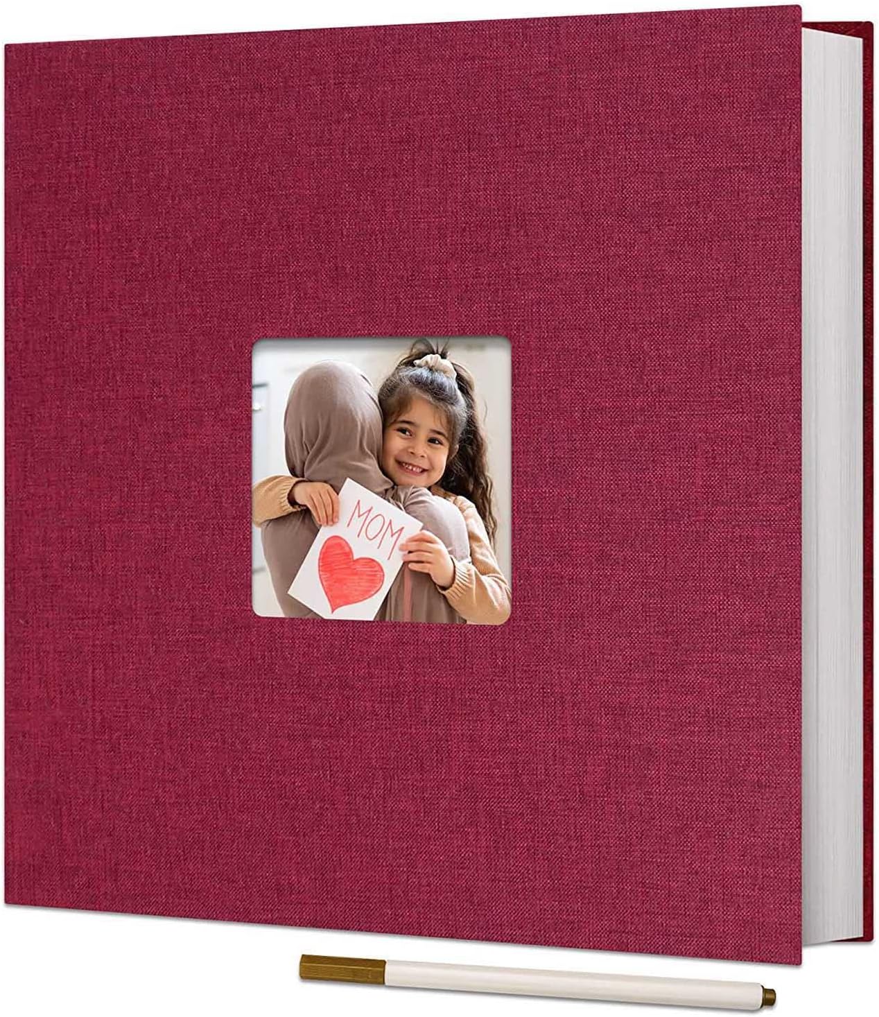 100 Magnetic Page 3-Ring Photo Album, Navy Blue : Amazon.com.au: Home