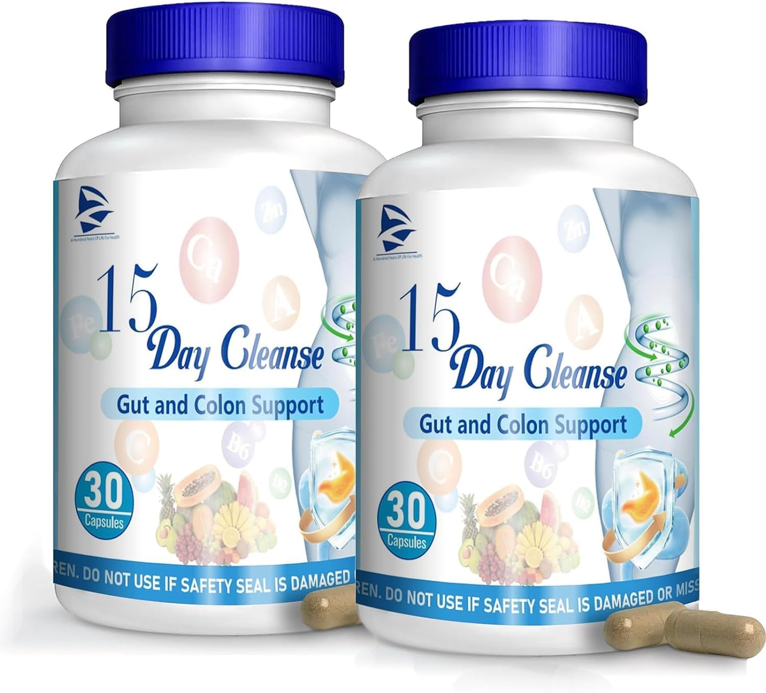 Amazon.com: New Upgrade 15 Day Gut Cleanse - Gut and Colon Support,15 ...