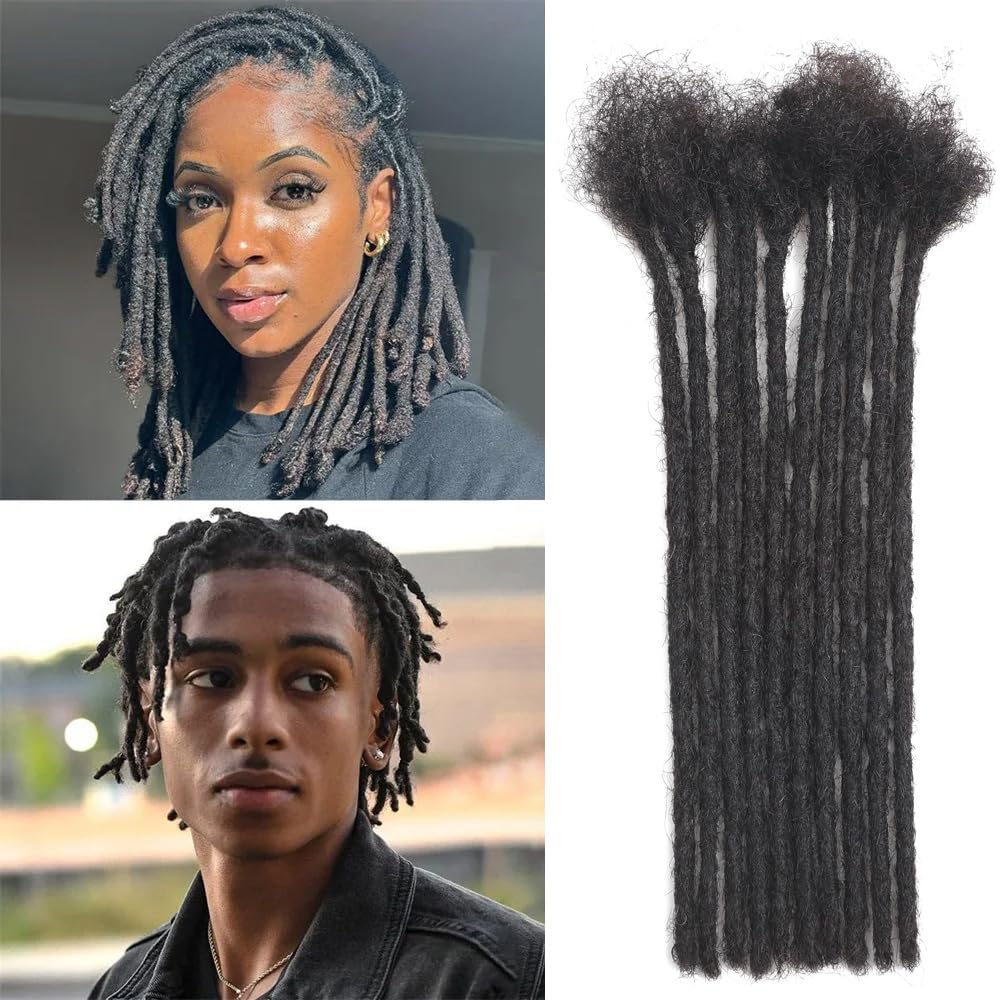 Amazon.com : Dreadlock Extensions Human Hair 10-100 Strands 100% Full ...