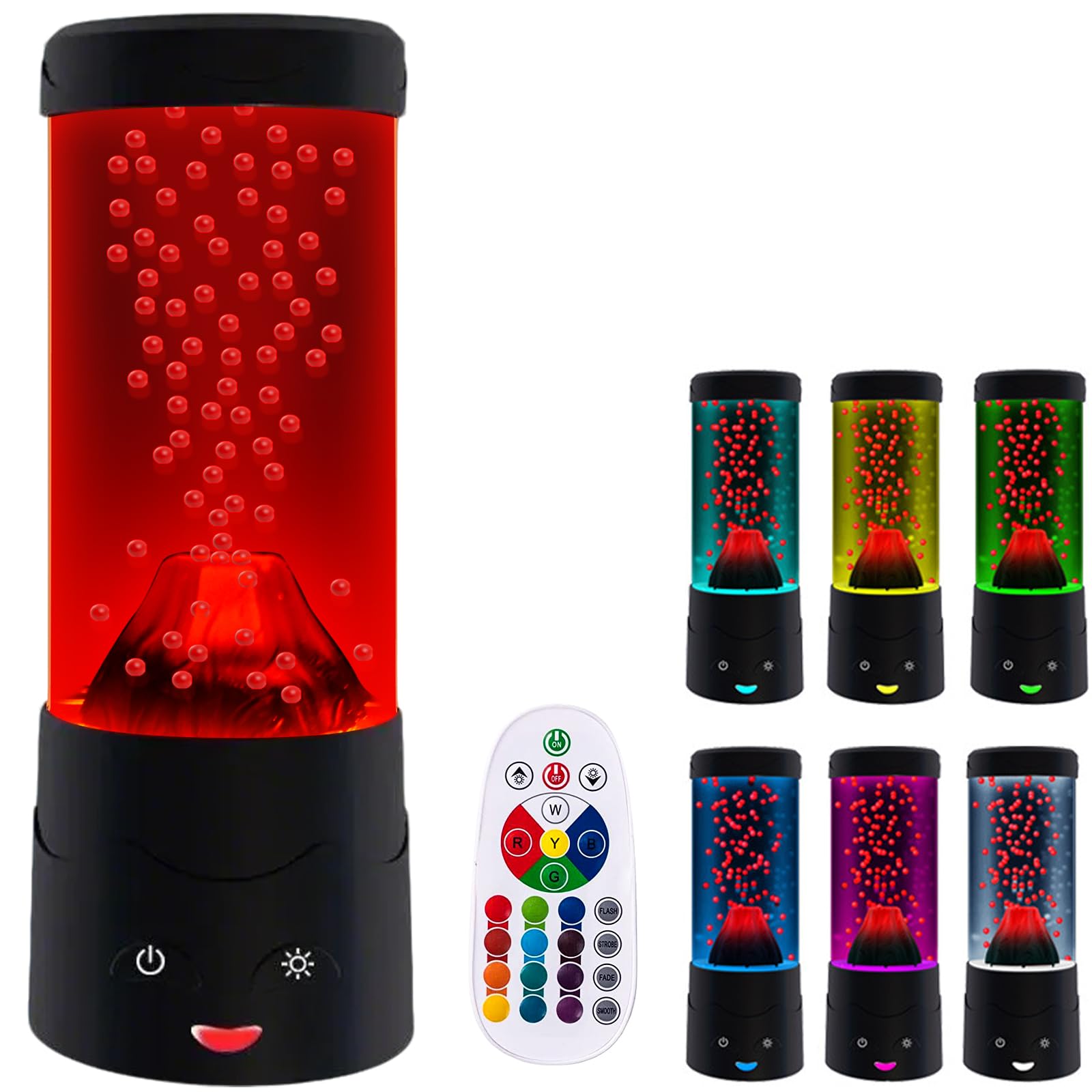 GANBIPU Volcano lamp for Adults, LED Multi-Color Changing Lamps Novelty ...