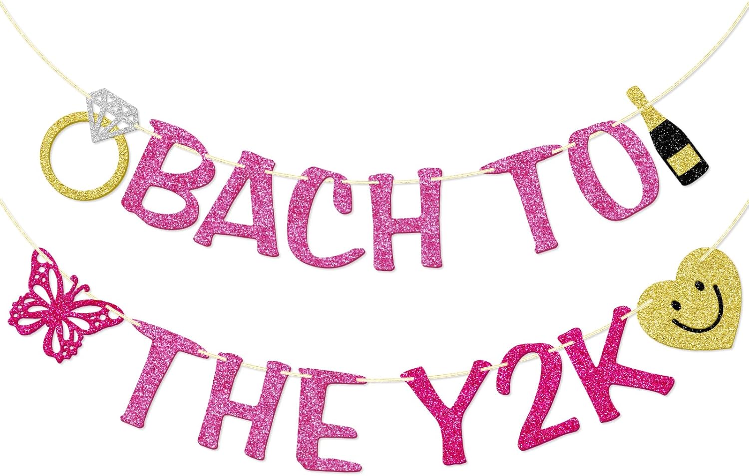 Amazon.com: Bach to the Y2K Banner, 2000s Bachelorette Party Banner ...