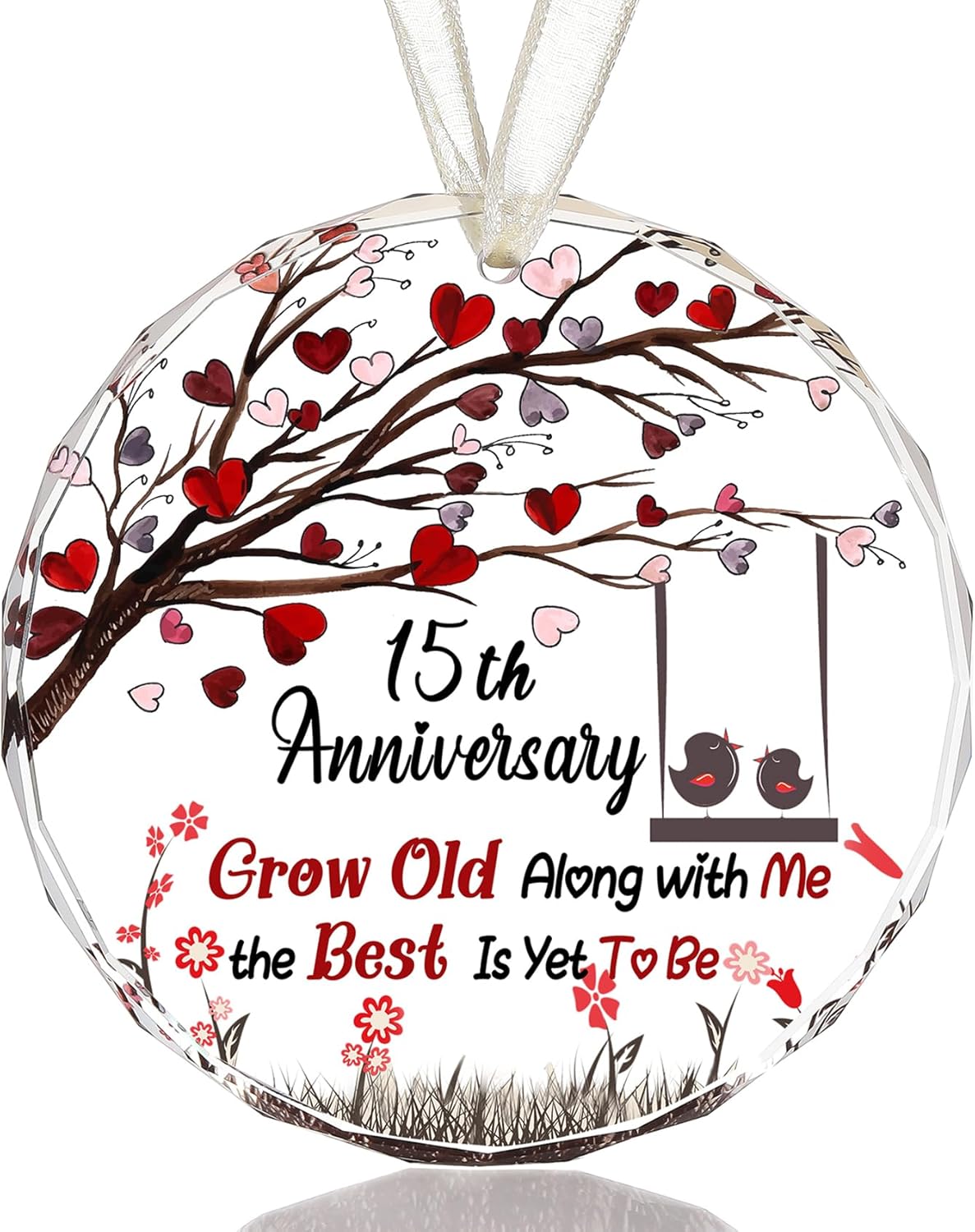 Amazon.com: 15th Wedding Anniversary Crystal Gifts for Wife Husband ...