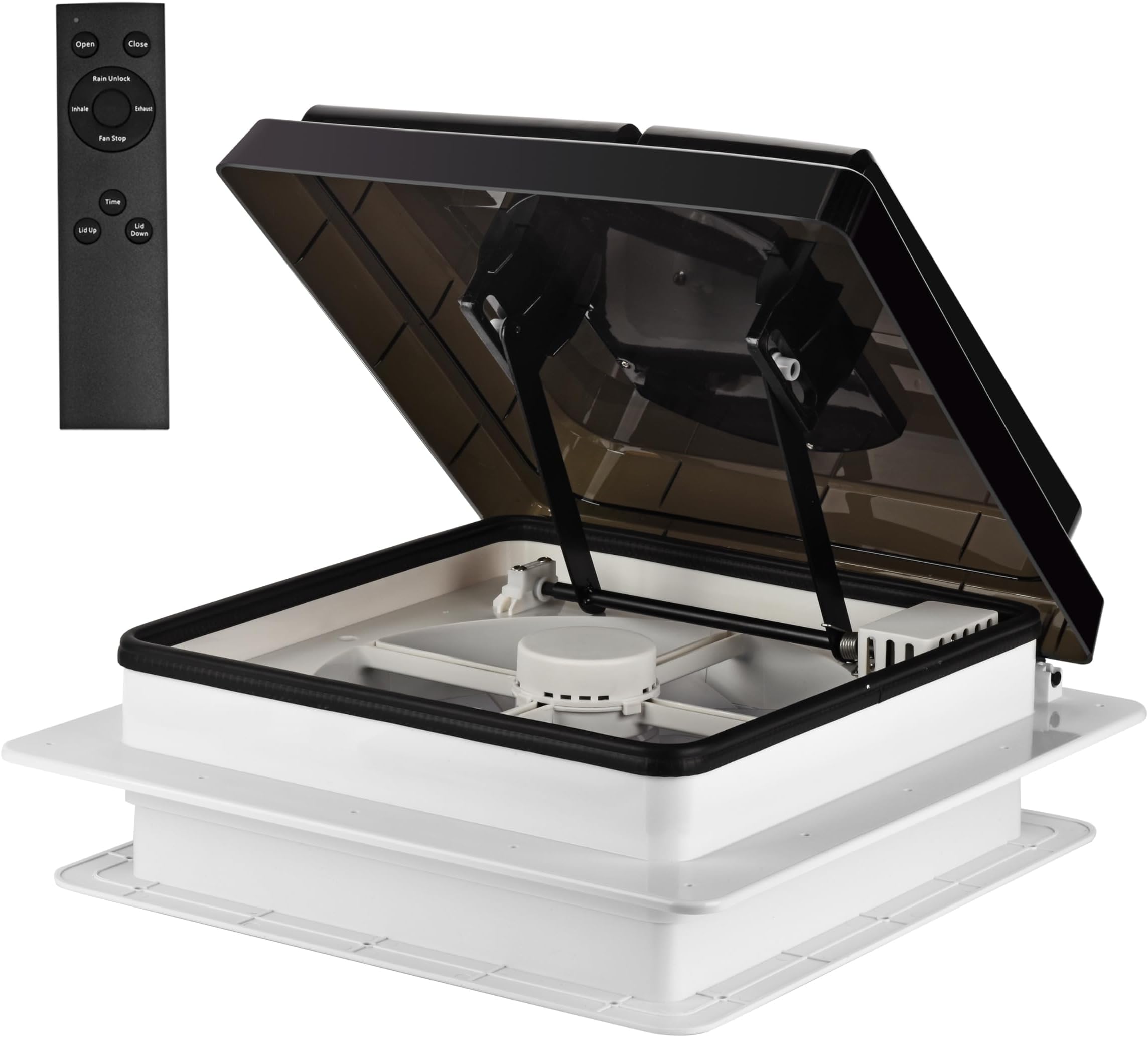 Amazon.com: Starvent RV Roof Vent Fan 6-Speed-Reversible 12V Smoked 14 ...